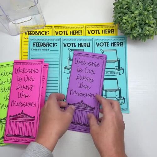 Living Wax Museum Biography Research Project | Editable History ...