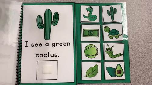 Color Green Adapted Book by Ms Vs Specialties | TPT