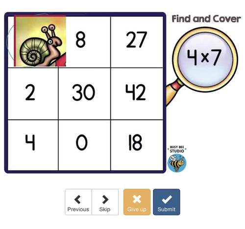 Multiplication Boom Cards | Multiplication Facts (Mixed 0-12) Games | SET 1
