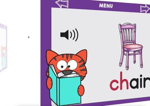 Digraph Boom Cards | CH SH TH WH PH Flashcards with Audio BUNDLE