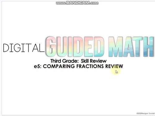 Digital Guided Math Third Grade Skill Review by Reagan Tunstall | TPT