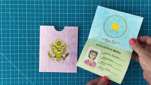 Student Passport Template | U.S., Canadian & International Versions ...