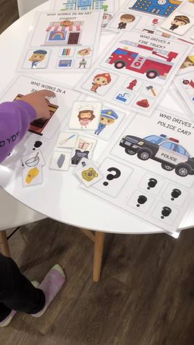 Community Helpers - Hands On Puzzle Boards I Flash Cards I Worksheets ...