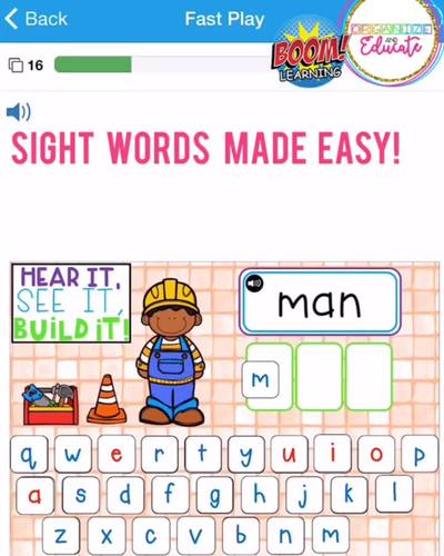 Digital Sight Words Fry 201-300 Bundle by Organize and Educate | TpT