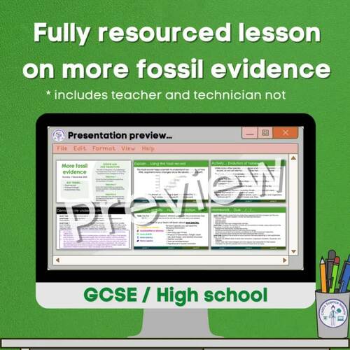 More fossil evidence (GCSE) by CMGs Science lessons | TPT