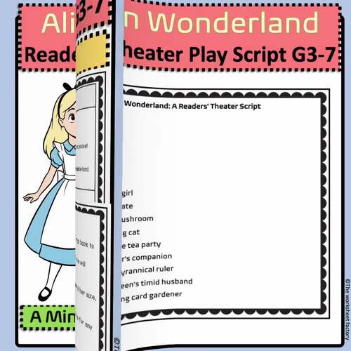 Alice in Wonderland Readers’ Theater Script | Drama & Fluency Activity ...