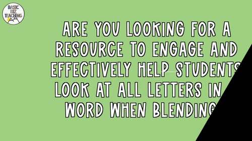 Short E Phonics Blending Practice | Backward Decoding | CVC, CCVC, CVCC ...