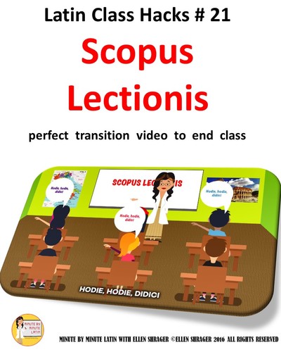 Latin Transition Video #21 "Today I learned" for CI TCI TPRS and 90% TL