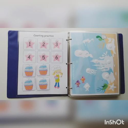 Printable Busy Book for toddler, Girl Busy Binder, File Folder Game ...