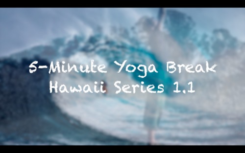 Distance Learning Yoga Break - 5 Minute Yoga Video - Hawaii Series - 1.1