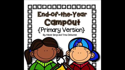 End of the Year Activities: Camping Days Unit for First and Second Grade