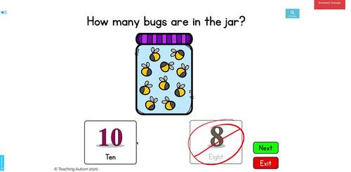 Counting to 10 Summer Boom Cards | Math Boom Cards by Teaching Autism