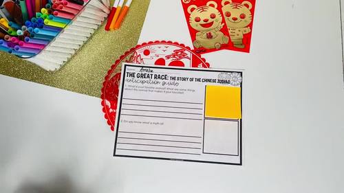 Lunar New Year Mentor Text Reading Comprehension Unit by Amelia Capotosta