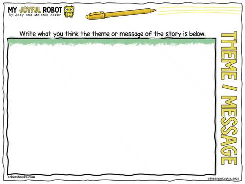 Robot Book Pack - Respect Lesson, Joy Craft, Mindfulness Activity ...