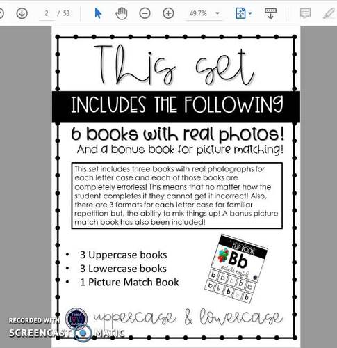 Errorless Alphabet Adapted Interactive Books with Real Photos (ALL 26 ...