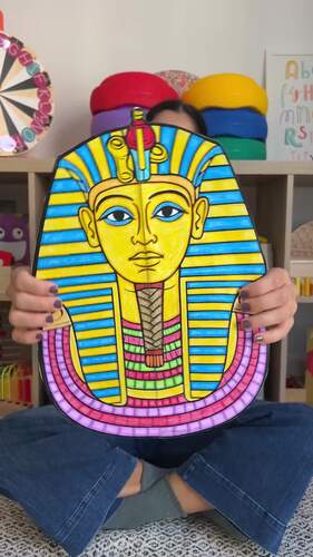 Ancient Egypt Project Craft Activity | Egyptian Pharaoh Activity 3D ...