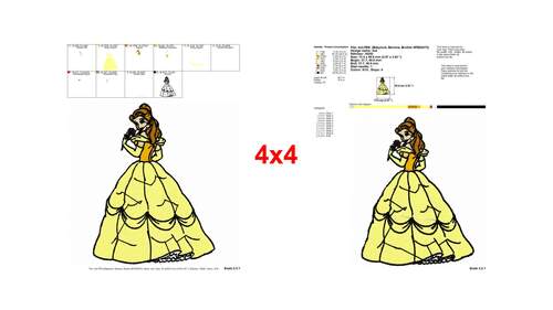 Beauty And The Beast Belle Iconic Yellow Ballgown Various Elegant ...