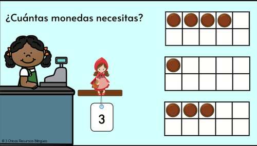 Spanish Numbers Game for Google Slides™ Reconocer Números 1 - 10 Juego ...