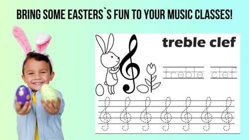 Music Tracing Task Cards for Easter | Music Worksheets | How to Draw ...
