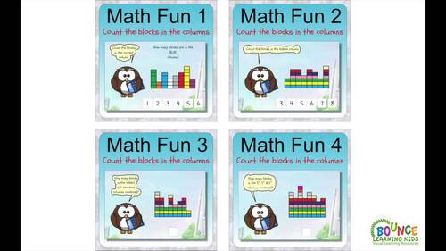 Math fun: Count the blocks: BOOM Counting practice BUNDLE | TPT