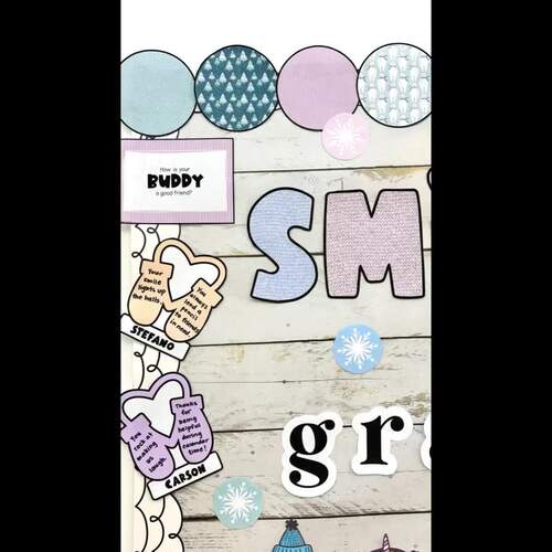 Mitten Bulletin Board Craft - Compliment Activity - Winter Staff Morale ...