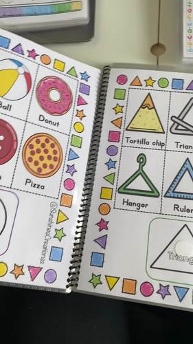 Shapes (English & Spanish) by SPEDucation Adaptation | TPT