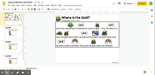 Digital St. Patrick's Day Sequencing for Google Slides™ | Special Ed ...