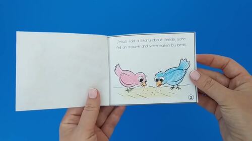 The Parable of the Farmer and the Seeds Mini Book | Sunday School Activity
