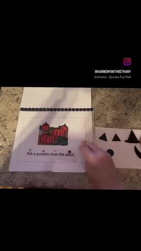Let's Decorate a Pumpkin! Interactive Story by Harmony with Bethany