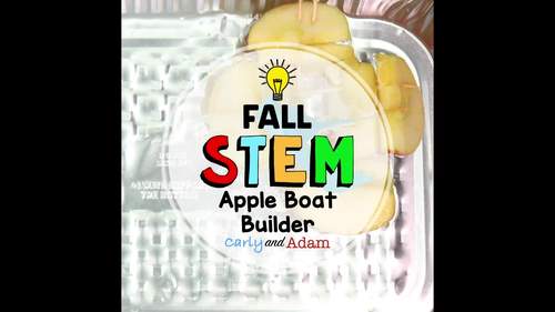Apple Boat Builder Autumn STEM Activity | TPT