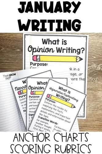 January Writing Prompts Winter Activities Journal Choice Board Morning Work