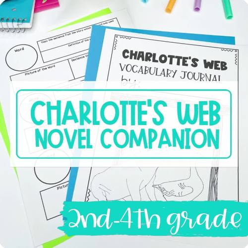Charlotte's Web Novel Study by The Friendly Teacher | TPT