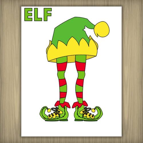 Elf Name Craft | Christmas Cut and Paste Activity | Editable Name Craft ...