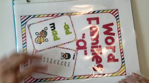 Phonics Binder Word Family "E" by A Primary Owl | TpT
