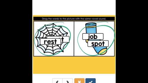 Boom Cards™ Short Vowels O, U, and E by Bonnie Hannigan - Miss H 2nd