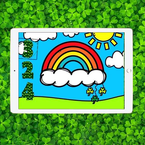 Cherche les nombres de 0 à 10 | Les trèfles | Counting French Boom cards