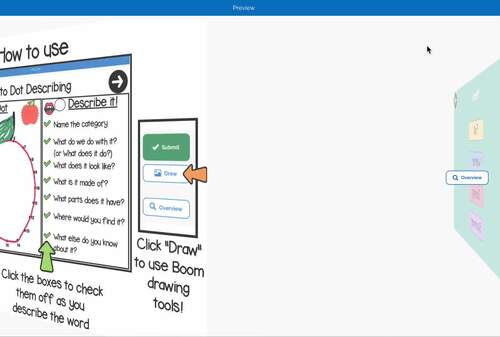 Dot to Dot Describing Attributes Speech Therapy Describing Pictures ...