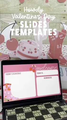Howdy Valentine’s Day Slides Templates | Google & Powerpoint | February ...