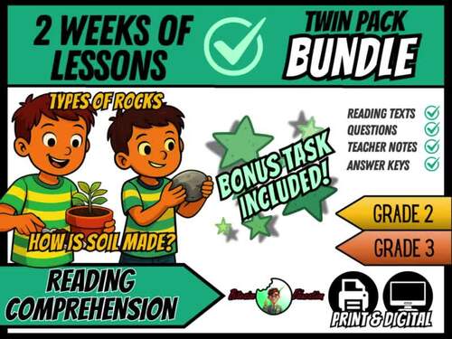 Earth Sciences | Reading Comprehension | Bundle | Grade 2/3 | TPT