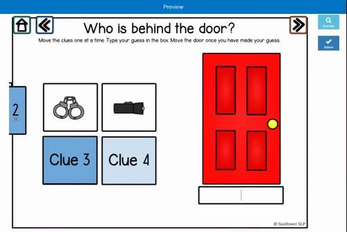 Community Helpers Inferences Boom Cards for Speech Therapy by Sunflower SLP