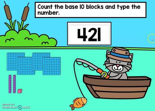Place Value: Base Ten Blocks Boom Cards by Primary Joys | TPT