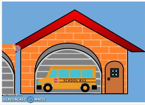 Peek a boo garage BOOM DECK by One Silly Sausage Speech | TPT