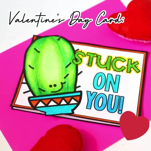 Valentine's Day Card: Stuck On You by Girlfriends' Guide to Teaching