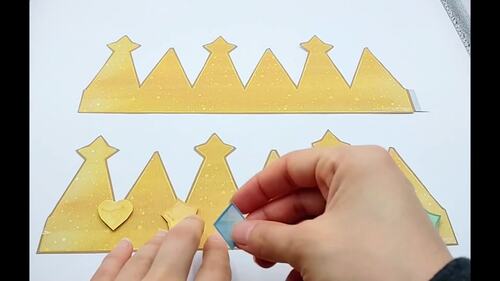 King & Queen Paper Crown Craft End of Year Party Crown Cut and Paste ...