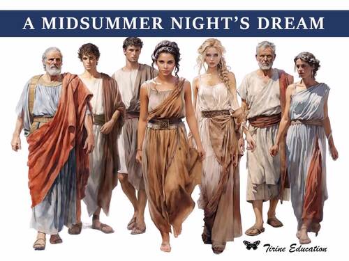 A Midsummer Night's Dream Poster Set: 11 Character Analysis Profiles