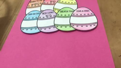 Easter Egg Math Crafts and Activities + Editable PDF Template | TPT