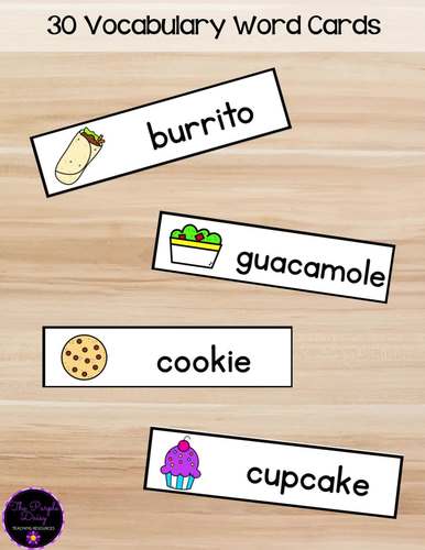 Food Truck Reading and Writing Activities Preschool PreK Kindergarten