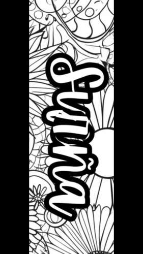 bookmark to color Spanish words for Spanish language lovers, floral svg ...