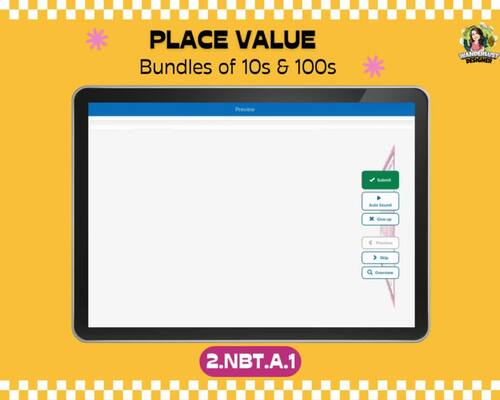 Bundles of Tens, Hundreds, & Thousands - 2.NBT.A.1 by Wanderlust Designer