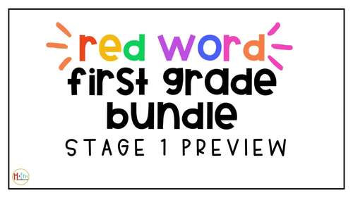 Orton Gillingham Red Word Practice│Stage 1│Orton Gillingham Scope and ...